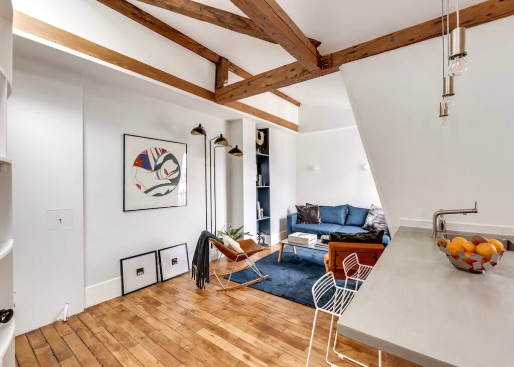 Appartement de 47 m² : un T2 optimisé - blog déco Clem ATC - Clem ...