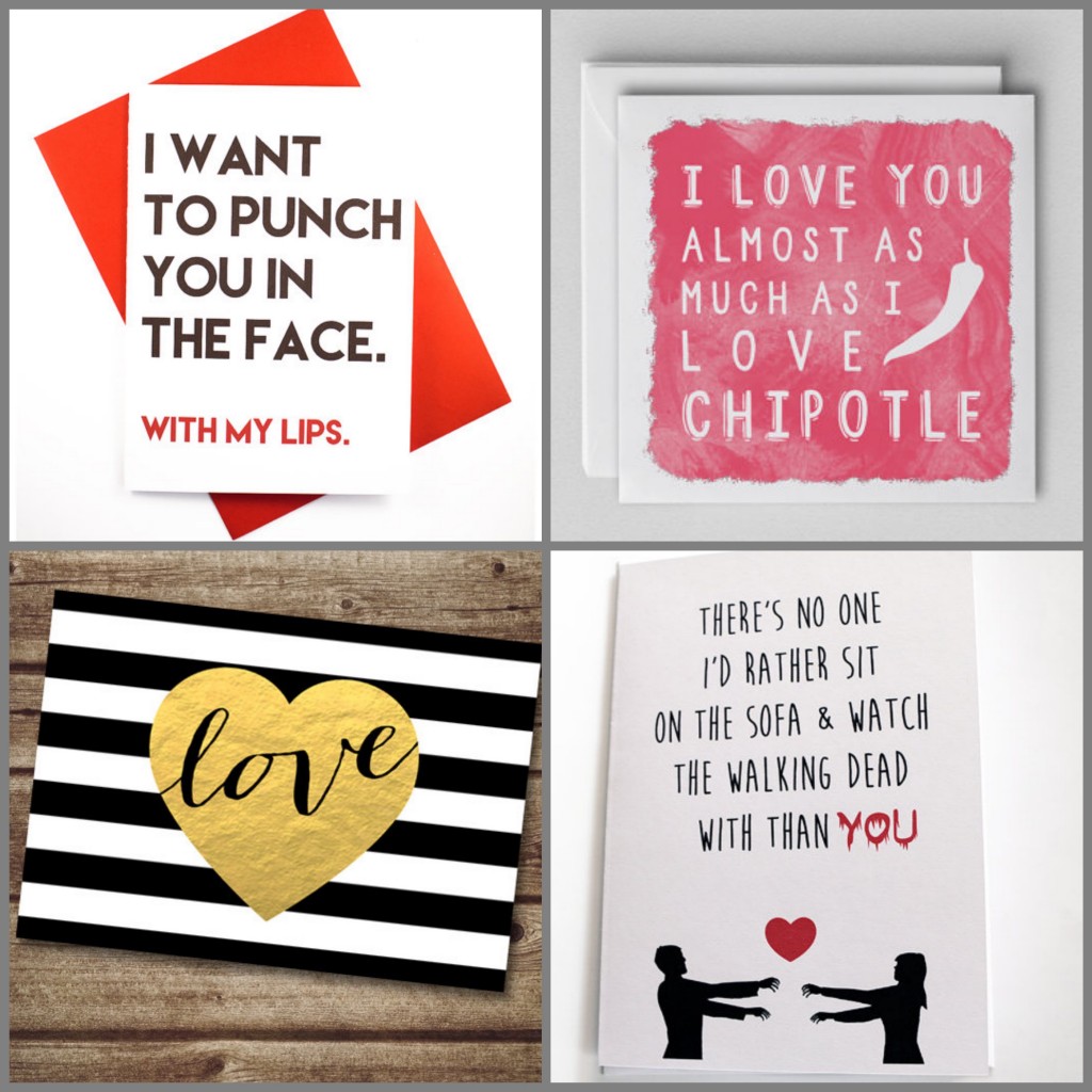 Séléction de cartes postales LOVE pour la saint Valentin