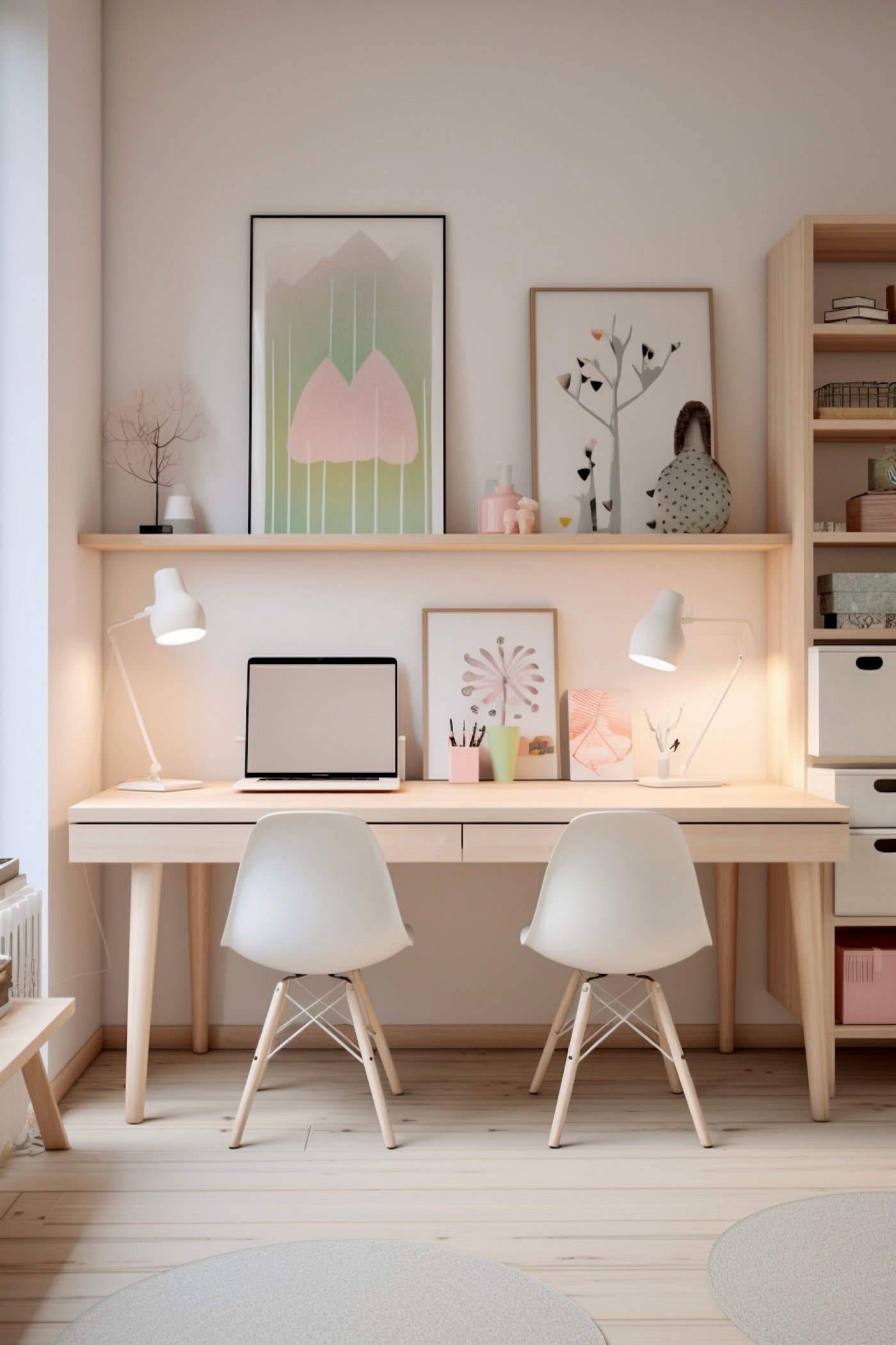 Bureau pour jumeaux : comment l'aménager ? - Clem Around The Corner