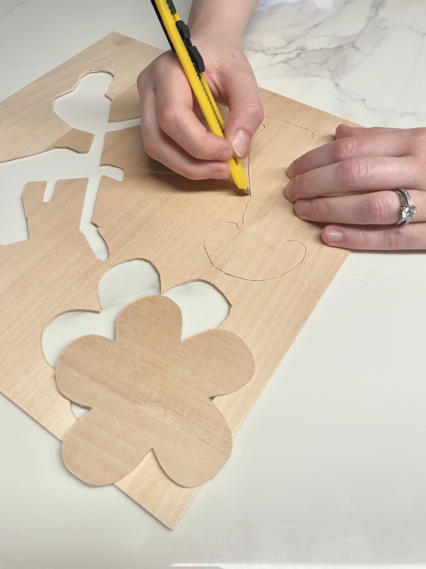 Fabriquer un puzzle en bois Montessori éducatif pour enfant de 1 à 3 ...