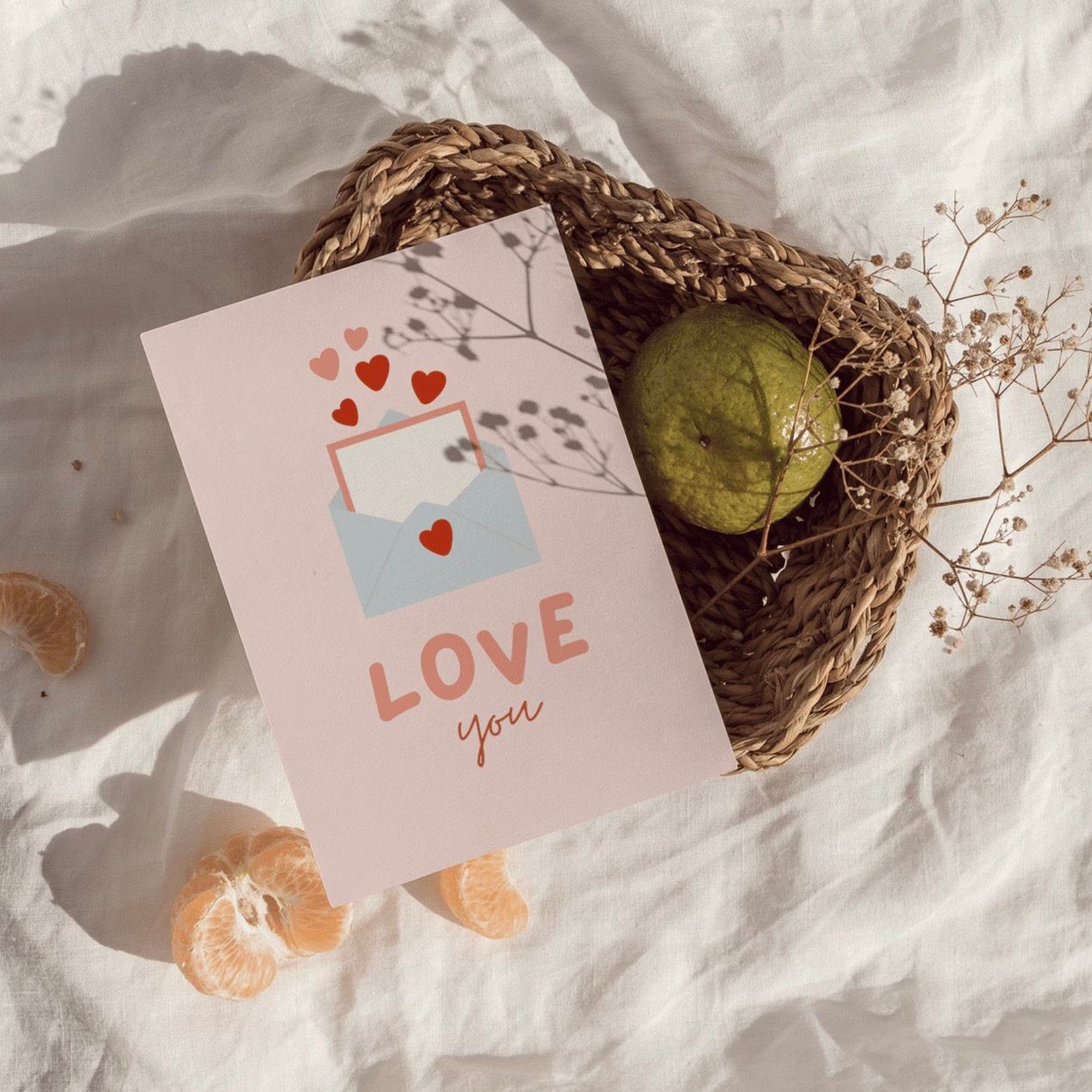 Séléction de cartes postales LOVE pour la saint Valentin